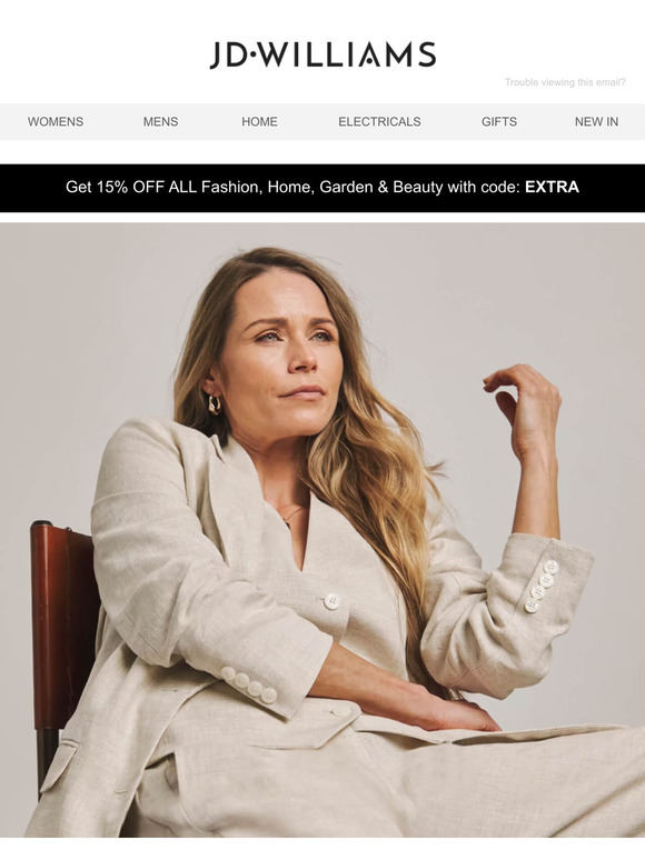 JD Williams: 15% off must have trends | Milled