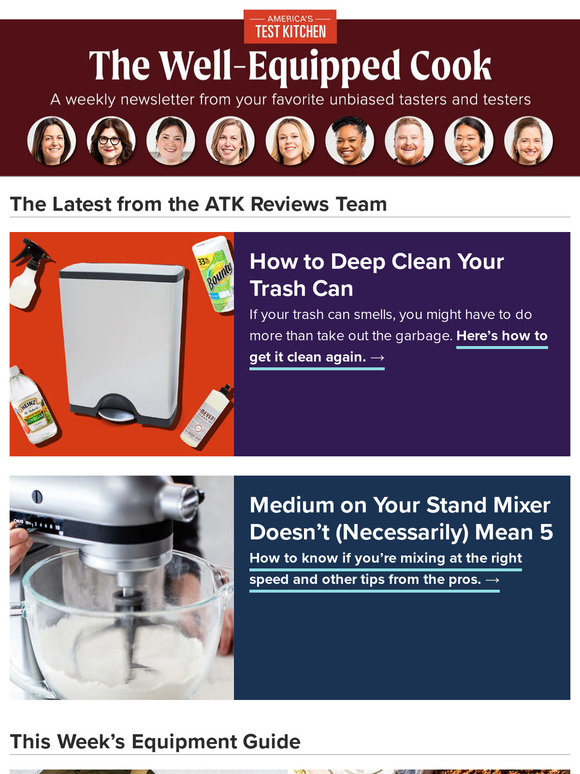 America's Test Kitchen: The Well Equipped Cook: How to Deep Clean Your ...