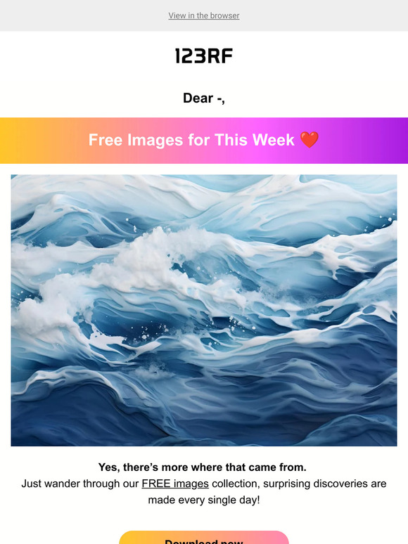 123RF: 💾 Download free images of the week. | Milled