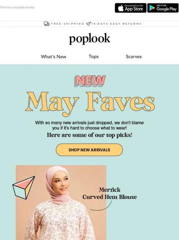 Poplook: 📣 Mayday! Mayday! NEW Styles just dropped. | Milled