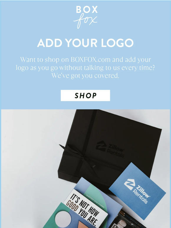 BOXFOX: NEW NEW | Add Your Logo! 💥 | Milled