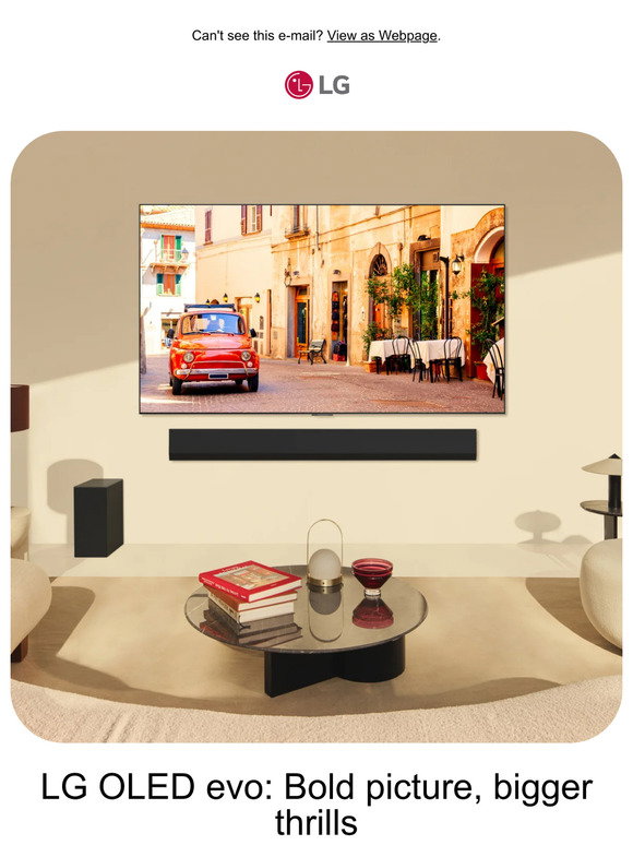LG Signature: Experience OLED: the gold standard in picture | Milled