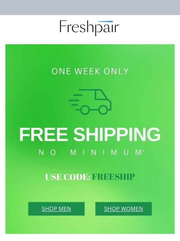 Freshpair: FREE U.S. SHIPPING NO MINIMUM! | Milled