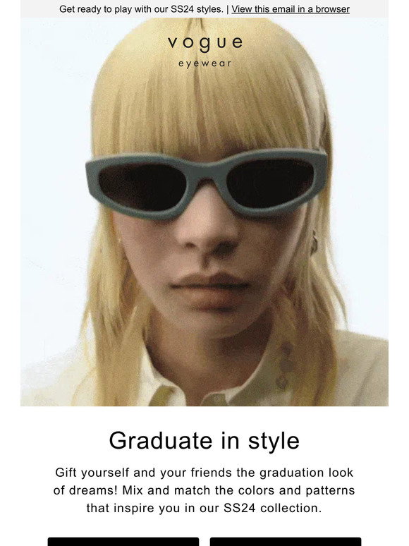 Vogue Eyewear: A new collection, just in time for Graduation! | Milled