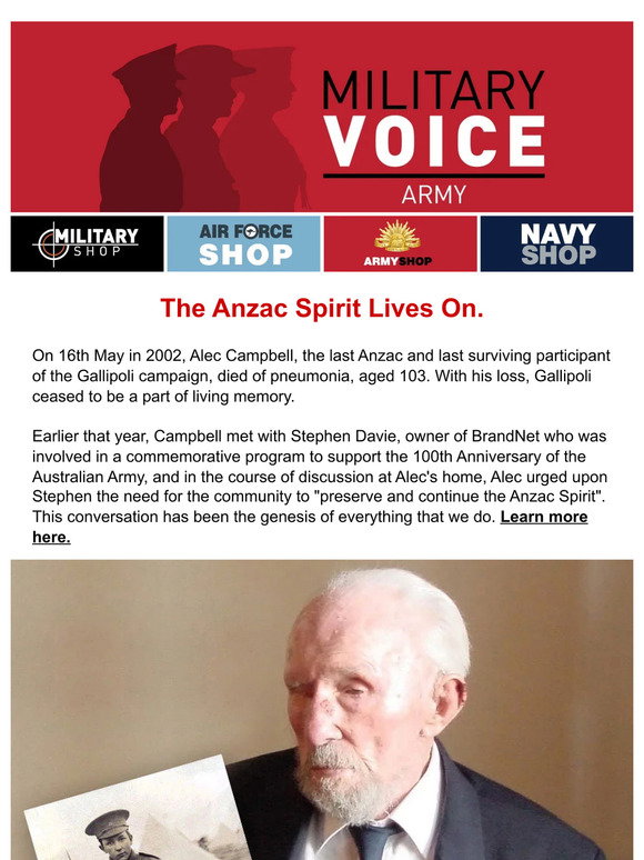 Military Shop: Preserving The Anzac Legacy🎖️ | Milled