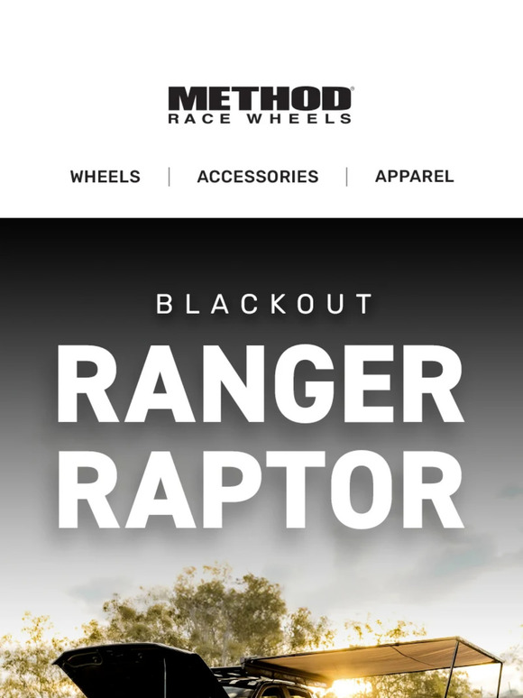 Method Race Wheels: Sleek Blacked Out Ranger Raptor 🔥 | Milled