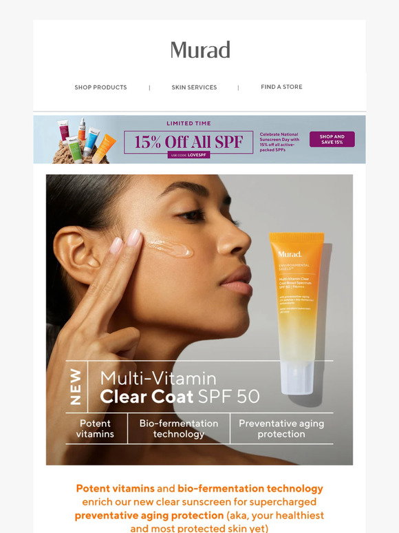 Murad: Meet the SPF that actually ☀️ improves ☀️ skin health | Milled