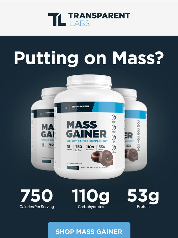 Transparent Labs: The Ultimate Meal Replacement for Bulking Athletes ...