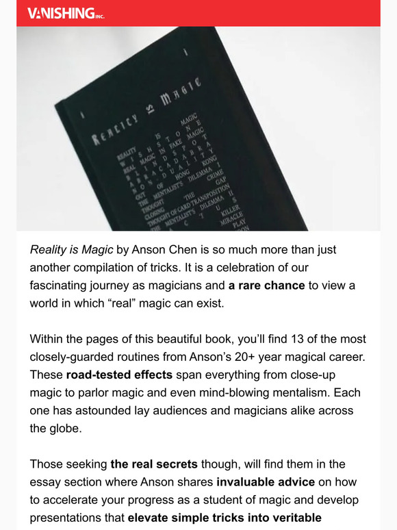 Vanishing Inc.: The ultimate Haunted Deck and making magic real. | Milled