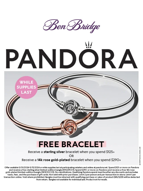 Ben Bridge: A FREE Pandora Bracelet For You | Milled