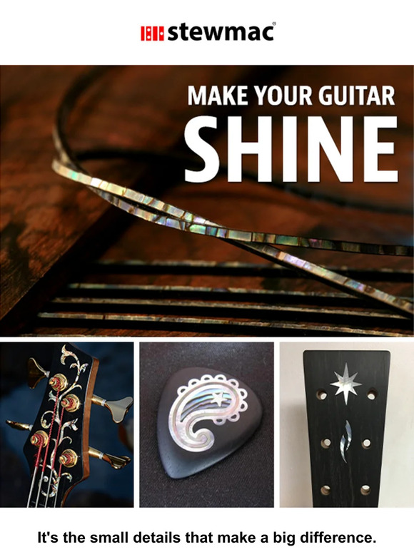 StewMac: Custom Inlay: Make Your Guitar Shine | Milled
