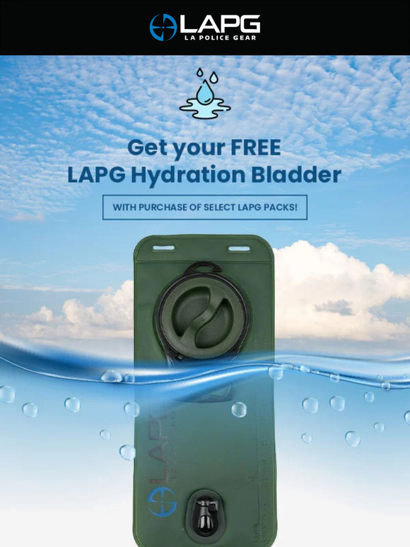 LA Police Gear: LAST day to get a free hydration bladder! | Milled