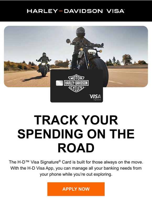 Harley-Davidson: H-D™ Visa goes where you go 📱 | Milled