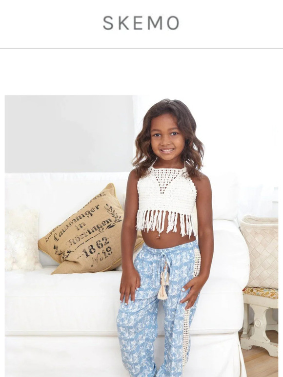 Skemo: Get ready to turn heads with the Kids Palm Tree Pants | Milled