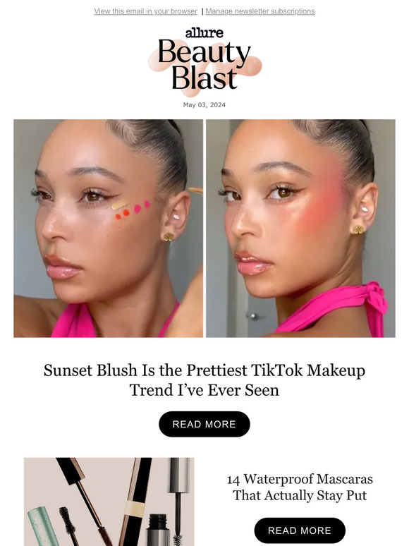 Allure Sunset Blush Is The Prettiest Tiktok Makeup Trend I Ve Ever