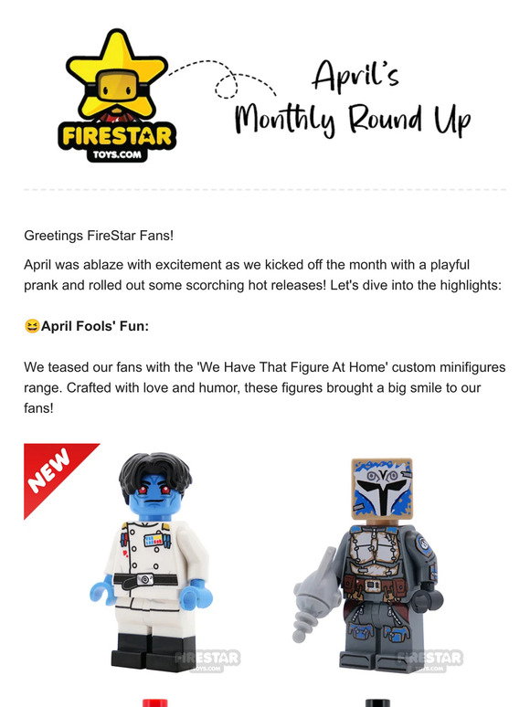 Firestar Toys: FireStar's April Round-Up: Find Out What You've Missed ...