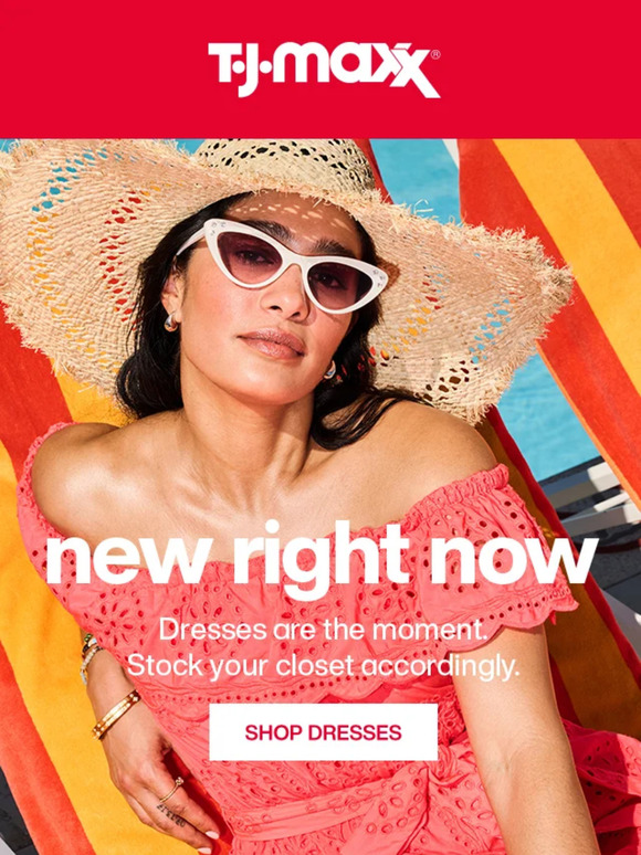 TJ Maxx: Inside: NEW DRESSES from $29.99* 💃 | Milled