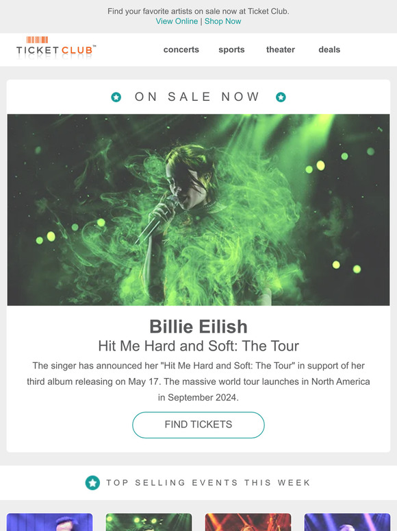 Ticket Club: Billie Eilish / Jeff Dunham / Missy Elliot / Slipknot ...