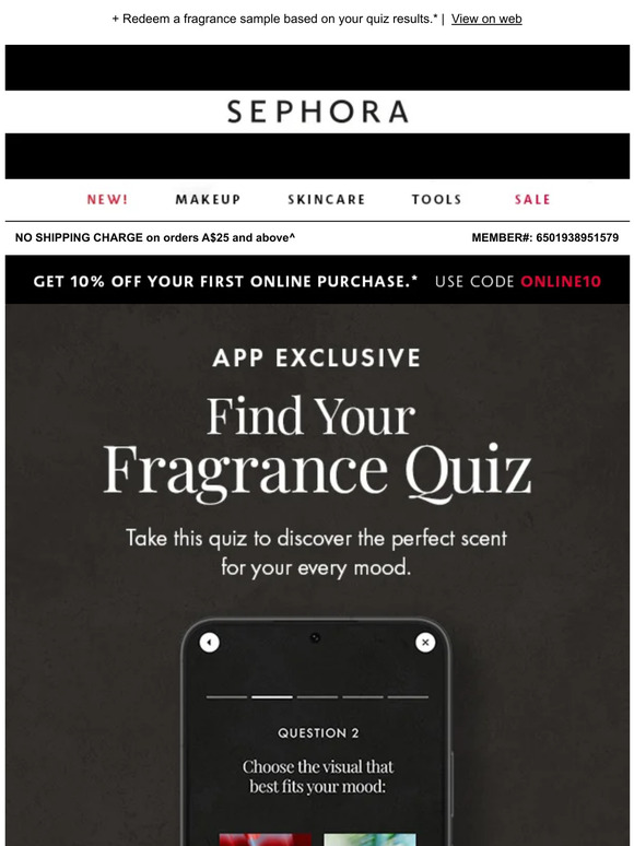 Sephora: Discover your scent match 🍂 | Milled