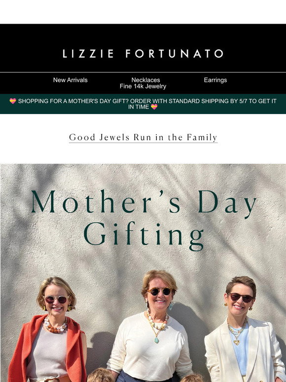 Lizzie Fortunato Jewels: Good Jewels Run in the Family 💝 Our Picks for ...
