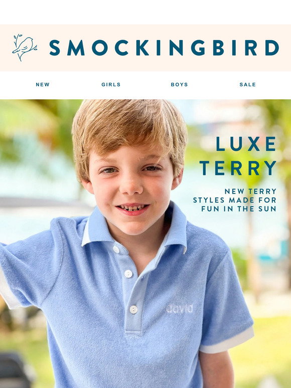 Smockingbird Kids: Make a Splash in NEW Terry Styles 🌊☀️⛱️ | Milled