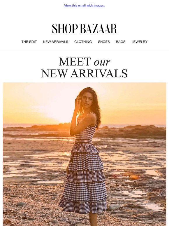 Shop BAZAAR: Just In: Hunter Bell, Bounkit Jewelry, Dries Van Noten, Miu Miu, Alix of Bohemia ...