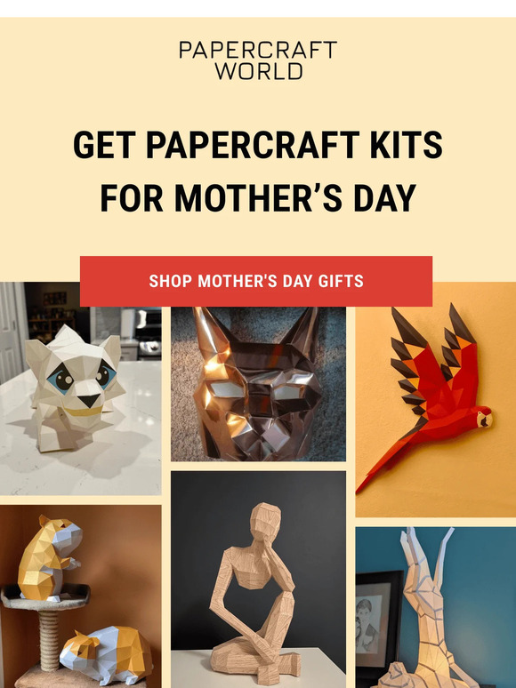 PaperCraft World: Get Papercraft Kits for Mother’s Day 🌸 | Milled