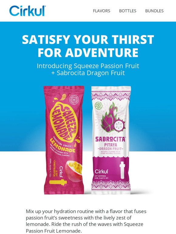 Cirkul: Set Sail With NEW Tropical Cirkul Flavors! | Milled