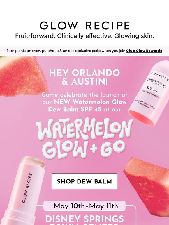 Glow Recipe: Celebrate our newest launch IRL | Milled