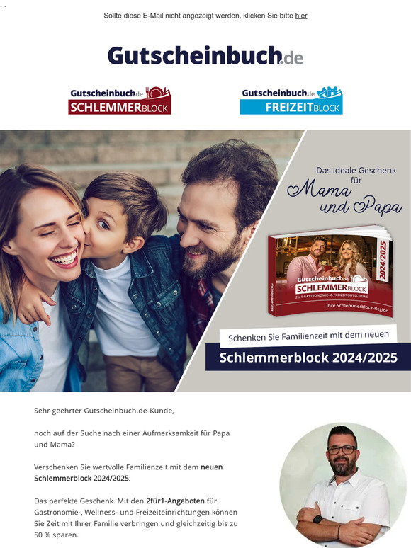 Gutscheinbuch: Das perfekte Geschenk zum Vatertag - und Muttertag – der ...