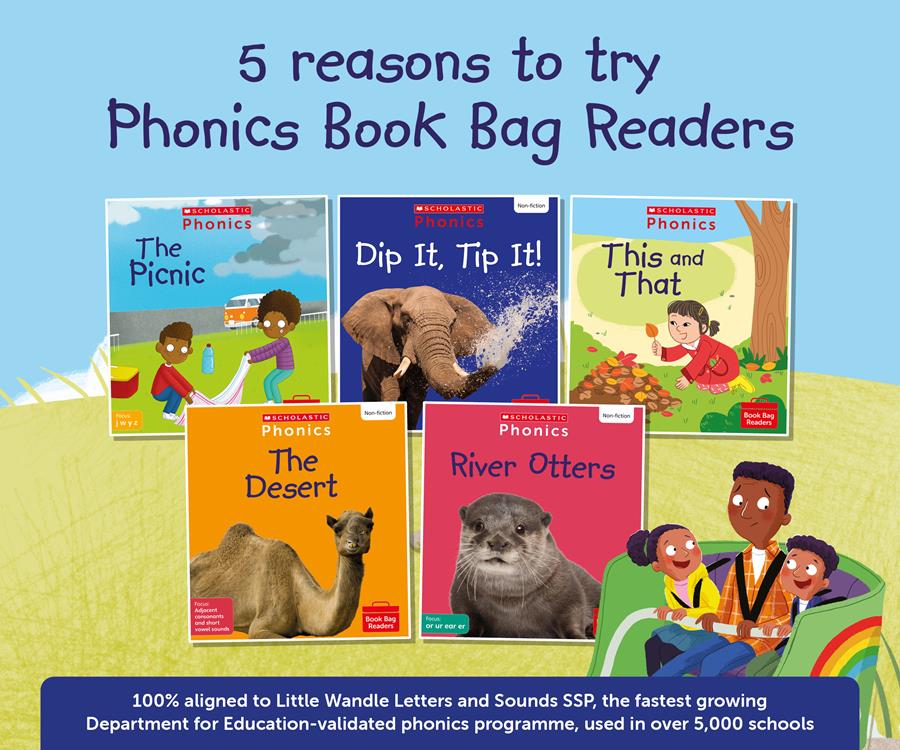 Scholastic: 5 reasons to try Phonics Book Bag Readers 📚 | Milled
