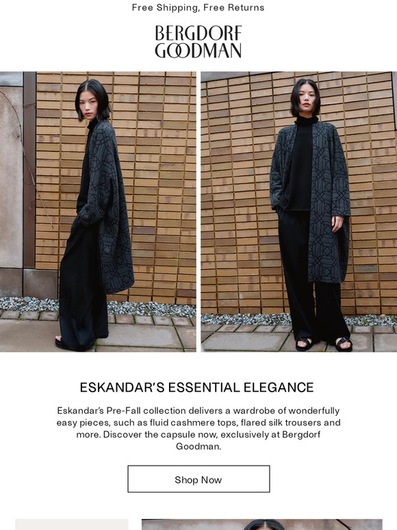 Bergdorf Goodman: Exclusive: Eskandar Pre-Fall Capsule | Milled