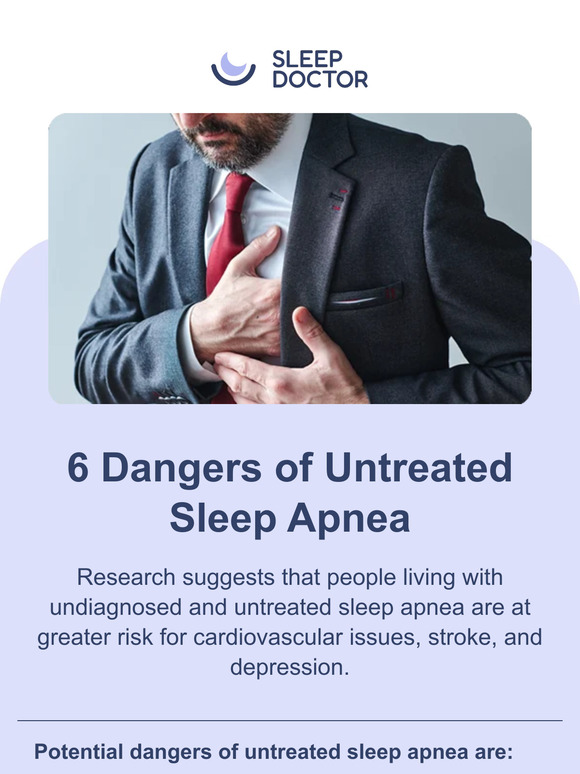 Singular Sleep: 6 risks of untreated sleep apnea | Milled