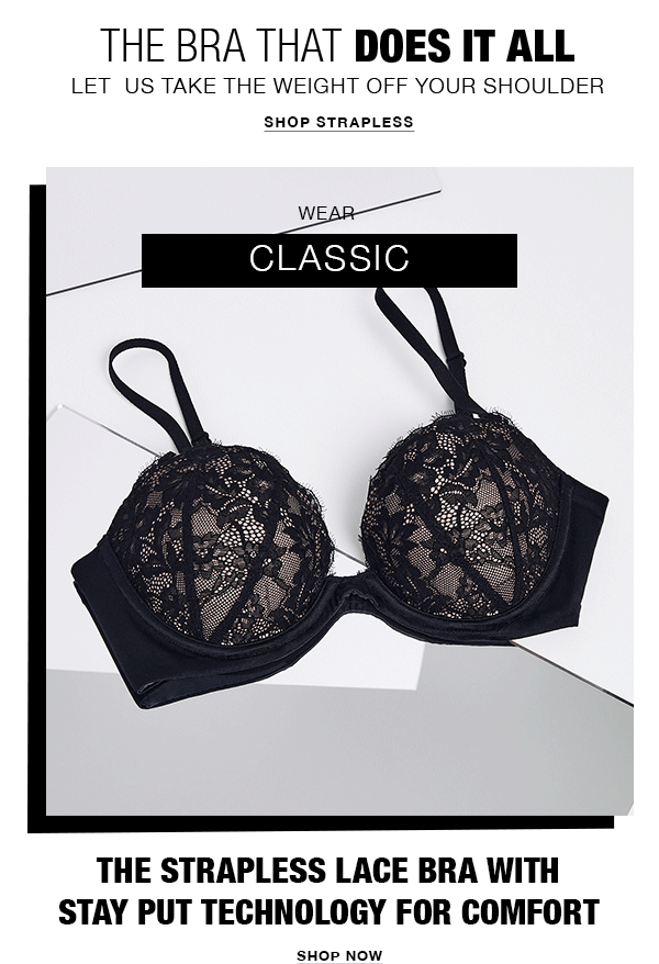 Lasenza New Strapless Bra Made To Be Unseen Milled