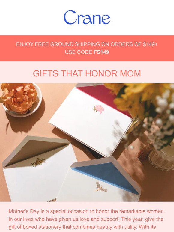 Crane & Co: Celebrate Moms and Grads with Stationery! | Milled