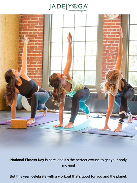 Jade Yoga: Celebrate National Fitness Day with Jade Yoga | Milled