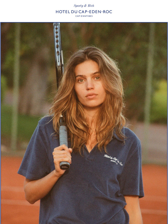 Sporty & Rich: GOING FAST: Hotel du Cap-Eden-Roc x Sporty & Rich | Milled