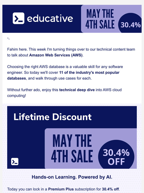 Educative: How to choose the right AWS database / Master AWS databases ...