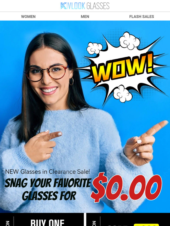 Vlook Optical: 👓 Rimless Clear Glasses - Ultra-Lightweight &BOGO! 🎉 ...