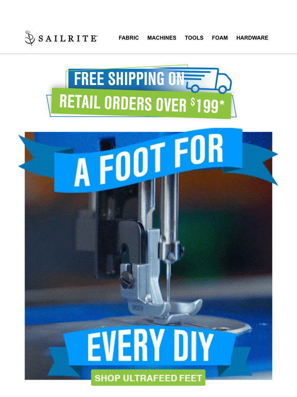 Sailrite: These Feet Are Made for Sewing | Milled