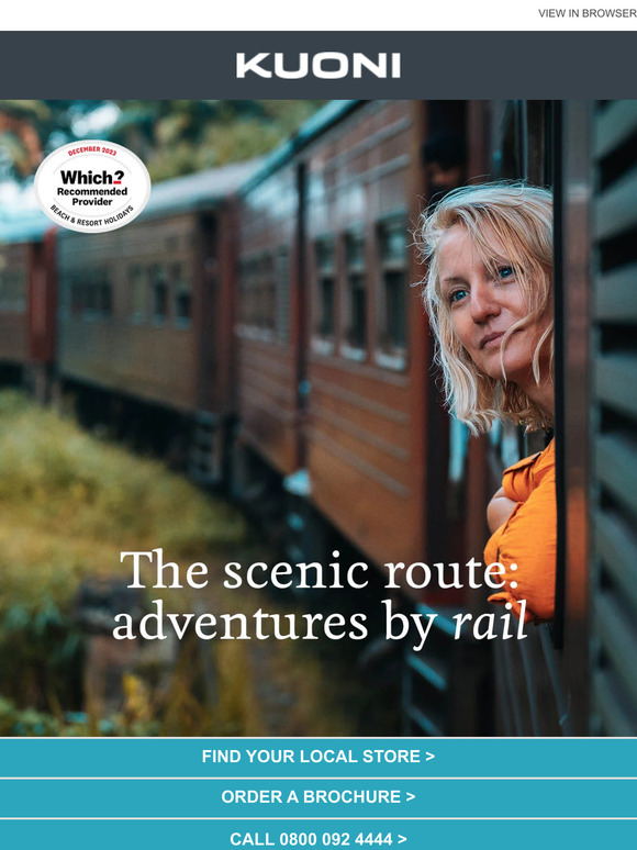 Kuoni: Take to the tracks: top adventures by rail | Milled