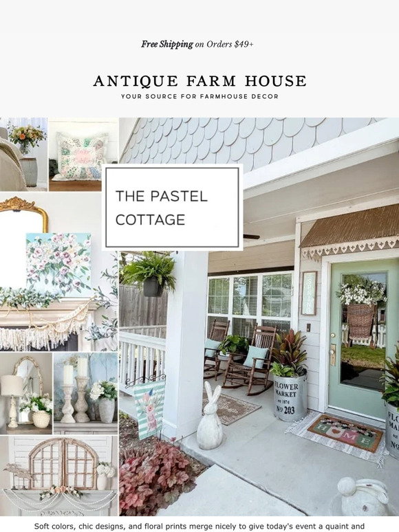 Antique Farmhouse: ️{THE PASTEL COTTAGE} event launched | Milled