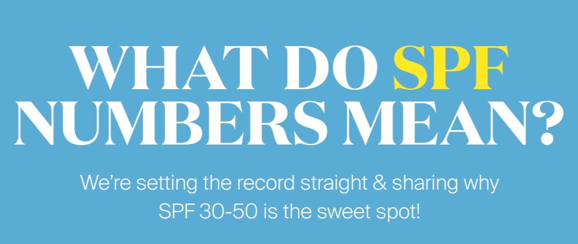 Supergoop: 💬What do SPF numbers mean? | Milled
