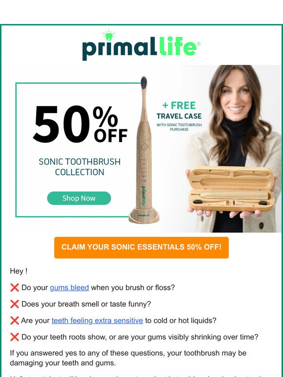 Primal Life Organics: Are You Brushing Away Your Enamel And Gums? | Milled