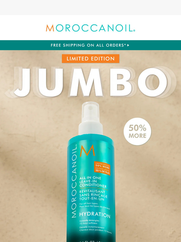 Moroccanoil: NEW! Jumbo Leave-in Conditioner | Milled