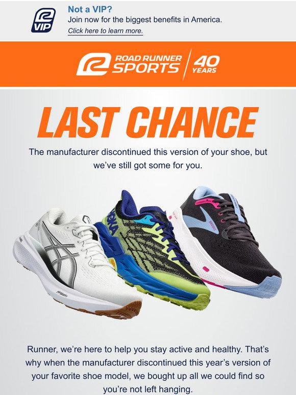 Road Runner Sports: Discontinued & Going Fast! | Milled