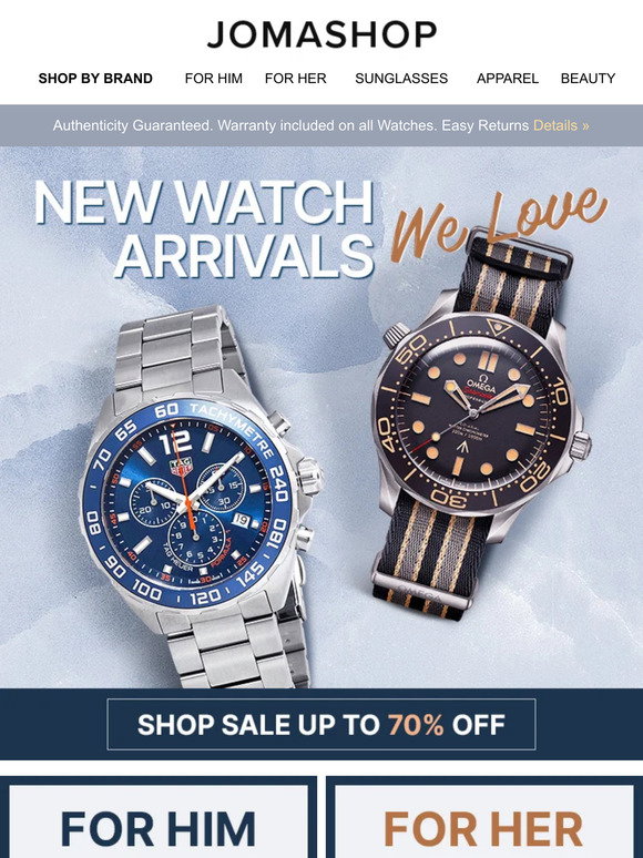 Jomashop: ️ NEW WATCH ARRIVALS WE LOVE | Milled