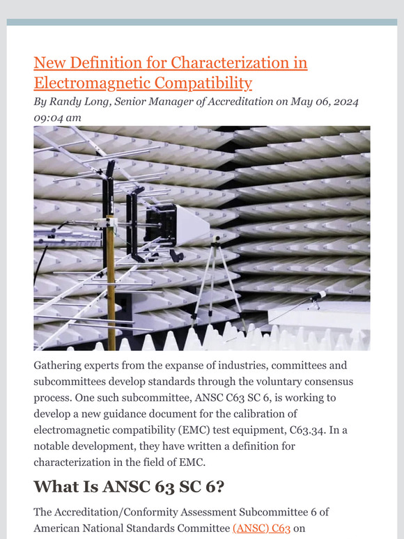 ANSI: New from the ANSI Blog: New Definition for Characterization in ...