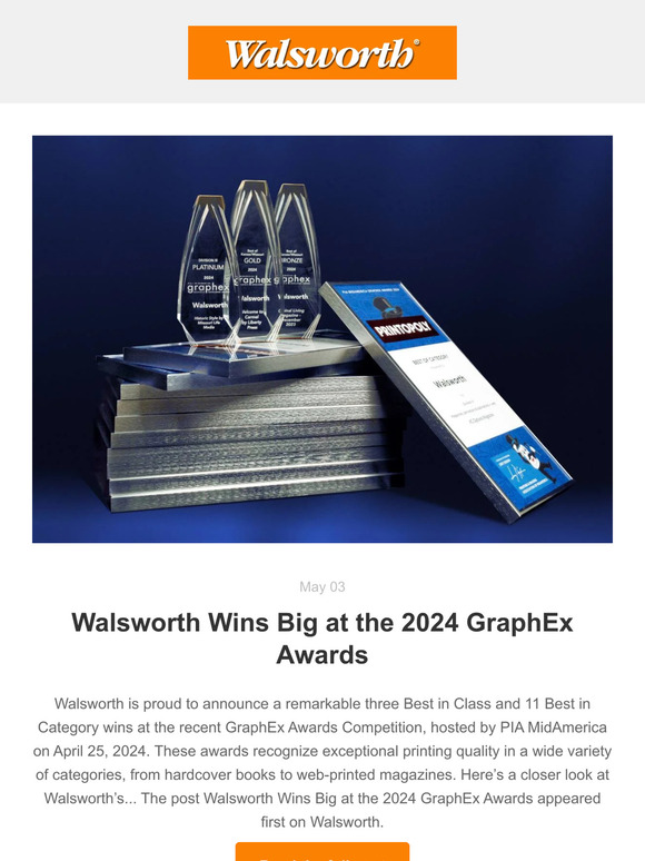 Walsworth Publishing: Walsworth | Walsworth Wins Big at the 2024 ...