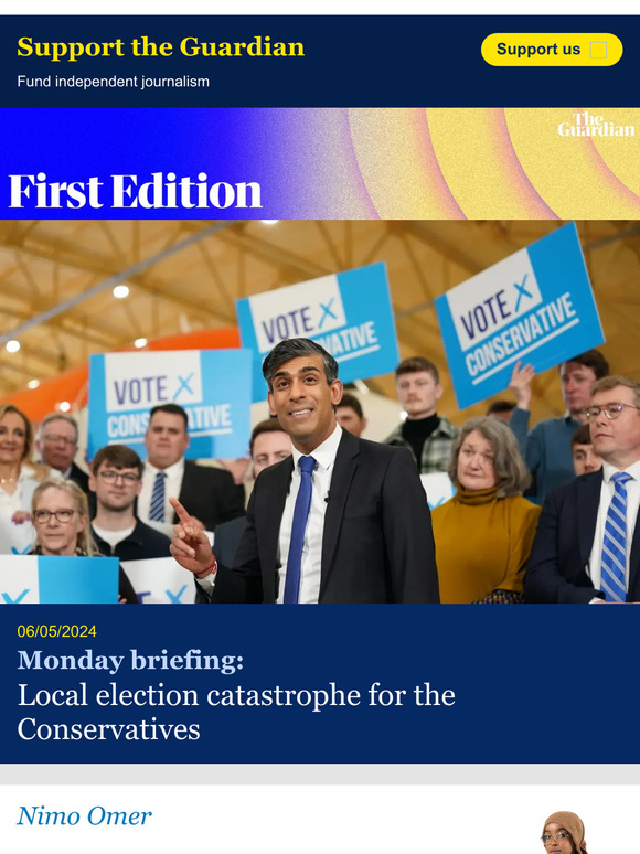 The Guardian: Tory misery after big Labour wins | First Edition from ...